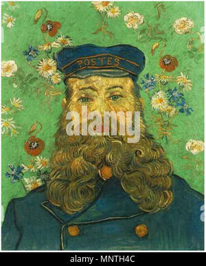 Portrait of Joseph Roulin April 1889 by Vincent van Gogh Stock Photo ...