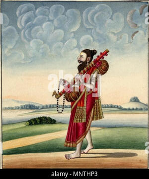 Possibly Narada, the inventor of the Vina Stock Photo - Alamy