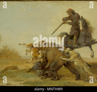English: Punishment of a Hunter 1650. 1025 Potter, Paulus - Punishment ...