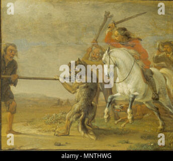 English: Punishment of a Hunter 1650. 1025 Potter, Paulus - Punishment ...