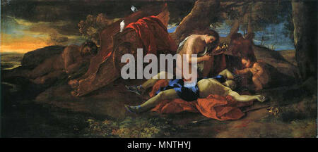 Poussin - Vénus pleurant Adonis - musée de Caen Stock Photo - Alamy