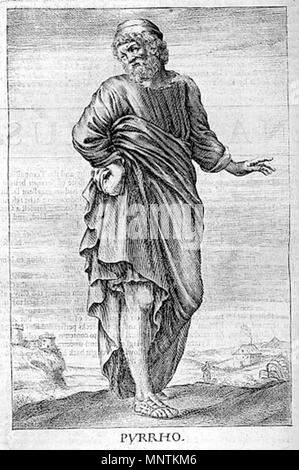 Pyrrho, Ancient Greek Philosopher Stock Photo - Alamy