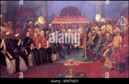 Raja Ravi Varma, Puddukotta Durbar Stock Photo - Alamy