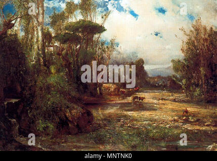 'Riu Besòs' by Ramon Martí Alsina depicts the natural beauty of the ...