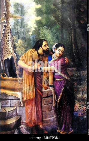 Arjuna and Subhadra 1890 by Raja Ravi Varma Stock Photo - Alamy