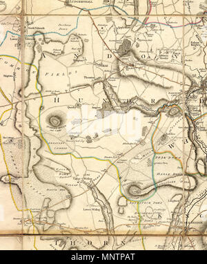 . English: Map showing Red Rice in 1791 . 1791. Thomas Milne's one inch ...