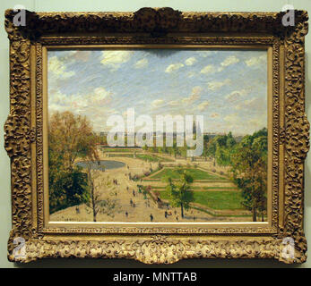 Camille Pissarro - the Garden of the Tuileries on a Spring Morning ...