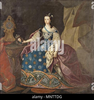 . Portrait of Maria I of Portugal (1734-1816) . Probably fourth quarter ...