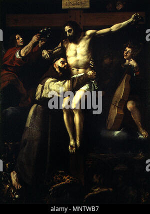 Abrazo De San Francisco Al Crucificado 1620 by Francesco Ribalta Stock ...