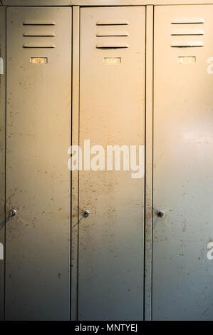 Rusted old lockers Stock Photo - Alamy
