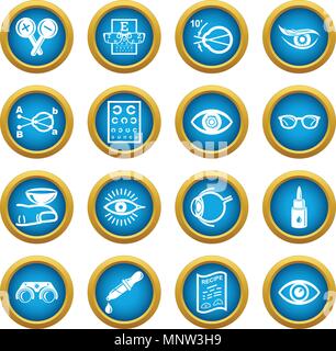 Ophthalmologist icons set, simple style Stock Vector Image & Art - Alamy