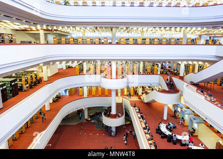 Hall of Toronto Reference Library, largest public reference library in ...
