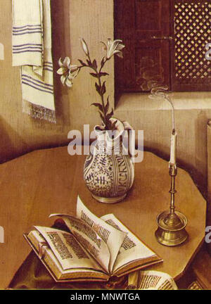 Annunciation Triptych (Merode Altarpiece), Workshop of Robert Campin, ca. 1427–32 Stock Photo ...