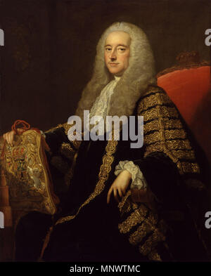 . Portrait of Robert Henley, 1st Earl of Northington (c.1708-1772 ...