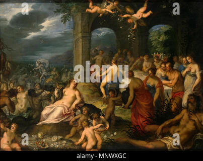 Feast of the Gods (The Marriage of Peleus and Thetis) 1600 by Hans Rottenhammer Stock Photo - Alamy