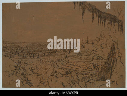 Hercules Seghers - Landscape With Overhanging Fir Stock Photo - Alamy