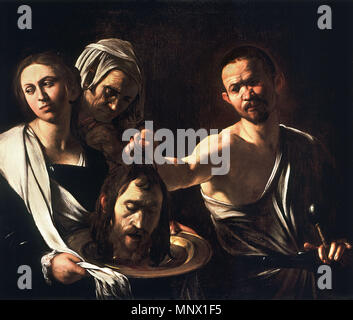 Salome With the Head of John the baptist by Caravaggio Stock Photo - Alamy
