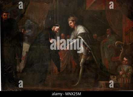 'San Agustín ante el emperador Honorio' by José García Hidalgo depicts ...