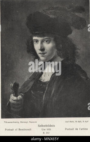 School of Rembrandt - Portrait of Rembrandt Stock Photo - Alamy