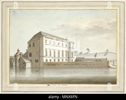 Scotney Castle, North-East Front by Samuel Hieronymus Grimm 1783 Stock ...