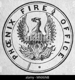 Phoenix gravure 1885 Stock Photo - Alamy