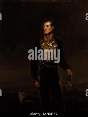 Sir Hew Dalrymple Ross by William Salter Stock Photo - Alamy