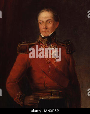 Sir James Kempt . Cropped detail of Sir James Kempt, by William Salter ...