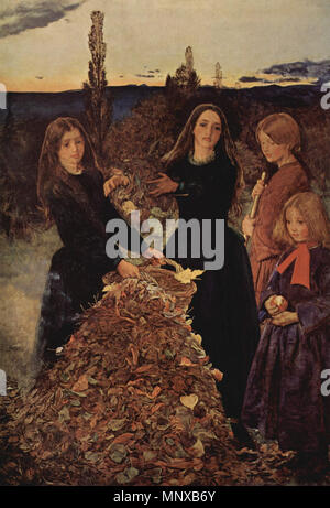 Autumn Leaves, John Everett Millais, 1856 Stock Photo - Alamy