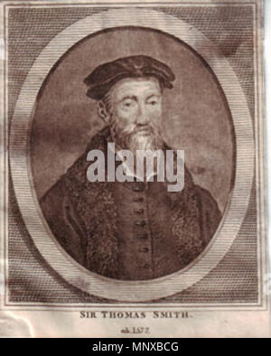 Sir Thomas Smith, 1513 -1577. English scholar, parliamentarian and ...