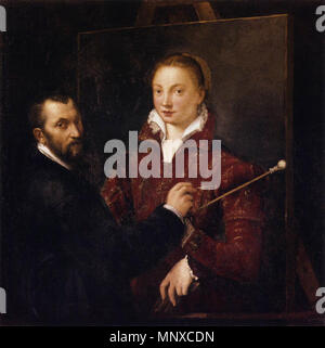 Bernardino Campi Painting Sofonisba Anguissola 1559 by Sofonisba ...