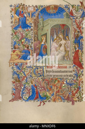 Saint Catherine Tended by Angels; Spitz Master, French, active about ...