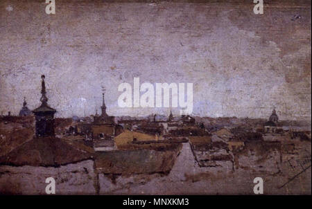 Tejados de Madrid, Martín Rebollo Stock Photo - Alamy