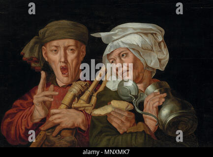 The Bagpipe Player after Peter Huys Stock Photo - Alamy