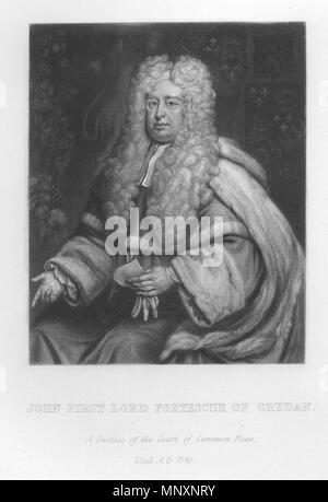 The Honourable Sr. John Fortescue Aland Knt. (1733) by John Faber the ...