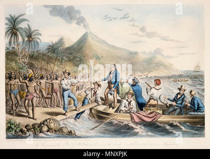 The Rev. John Williams, by George Baxter, 1837 Stock Photo - Alamy