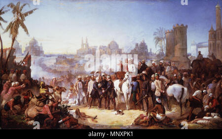 The Relief of Lucknow, Thomas Jones Barker, 1859 Stock Photo - Alamy