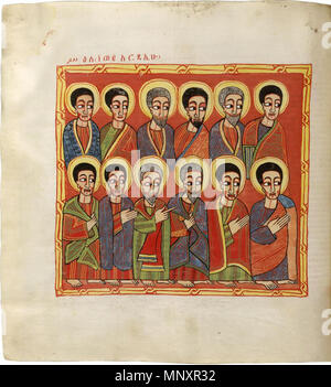 The twelve apostles - Ethiopian Bible Stock Photo - Alamy