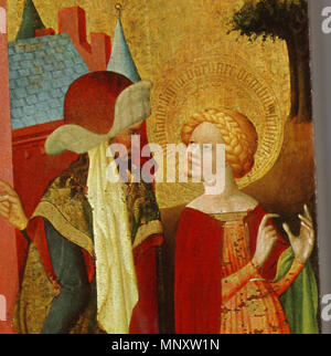 Three windows barbara-altar Stock Photo - Alamy
