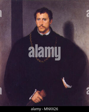 The Young Englishman 1545 by Titian Stock Photo - Alamy