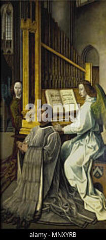 Van der Goes Hugo - The Trinity Altarpiece panels (1478 Stock Photo - Alamy