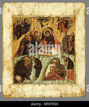 18th century Russian orthodox icon of the Archangel Michael. Tretyakov ...