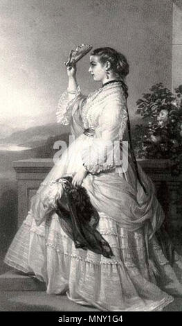 An undated portrait of Lady Mary Victoria Douglas-Hamilton, who later ...