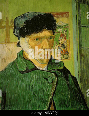 The Courtauld Gallery. Vincent Van Gogh. Self-portrait with a bandaged ...