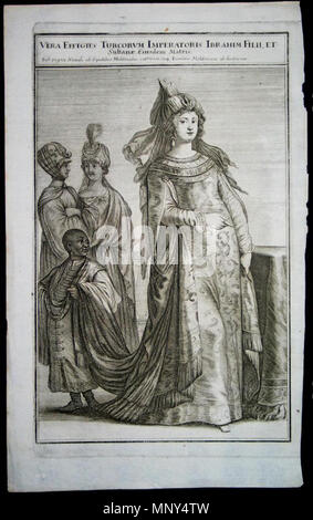 1229 Vera Effigies Turcorvm Imperatoris Ibrahim Filii, Et Sultanæ ...