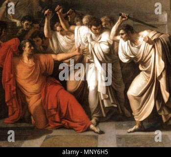 The 'Murder of Caesar' is a depiction of the assassination of Julius ...