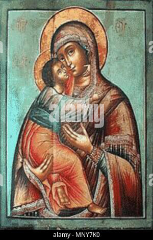 Vladimirskaya by Simon Ushakov (1676 Stock Photo - Alamy
