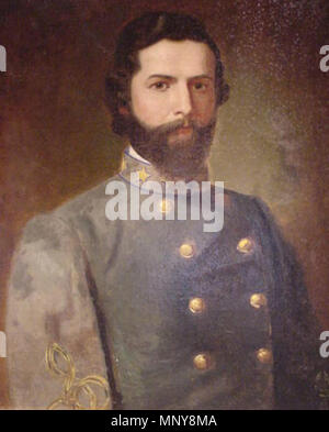. Oil portrait of Confederate Colonel George S. Patton, Class of 1852 ...