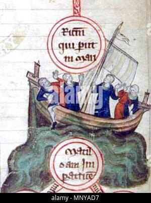 SINKING OF THE WHITE SHIP 25 November 1120 off the Normandy coast. Some ...