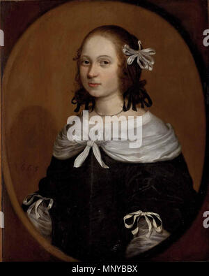 Willem van Honthorst - Portret van een heer Stock Photo - Alamy