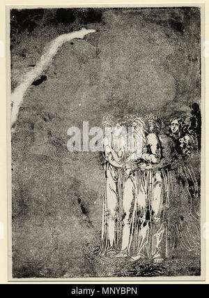 William Blake The Approach of Doom after Robert Blake 1788 Stock Photo ...